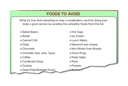 Foods To Avoid | Healthy Eating Guide